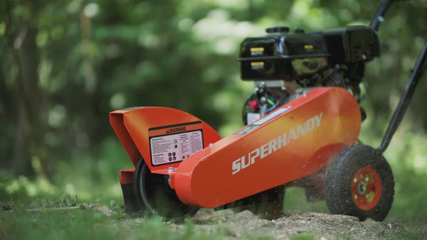 Efficient Stump Grinder 9HP Engine, 12" Blade - Clear Your Land with ...
