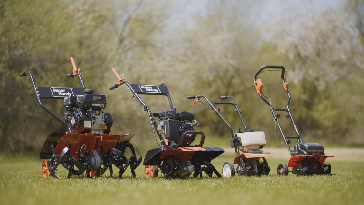 Gas Garden Tiller Pro - 7HP 209CC, 27" Tilling Width | SuperHandy ...