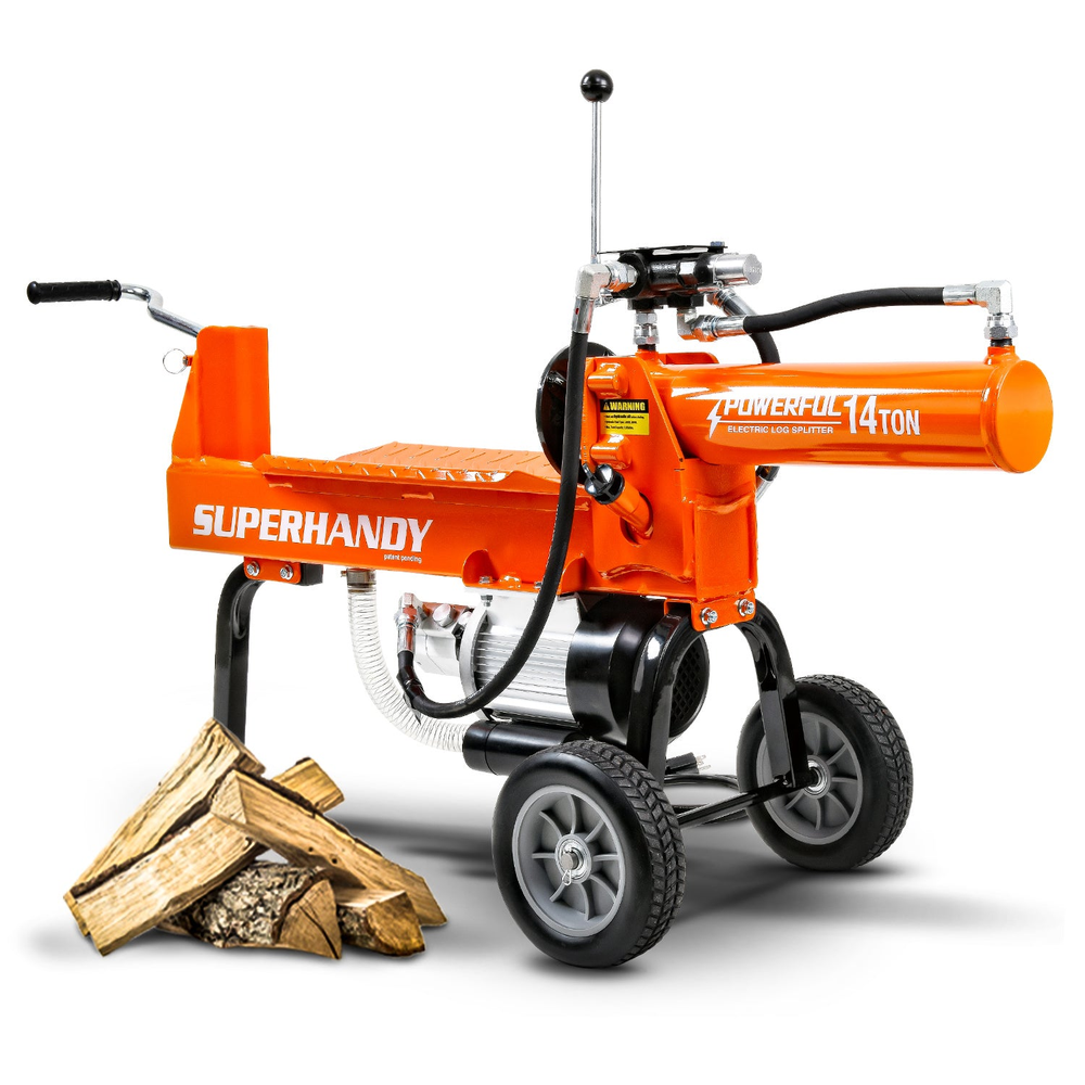 14 Ton Electric Log Splitter 120V Corded 20 Max Log Length SuperHandy SuperHandy