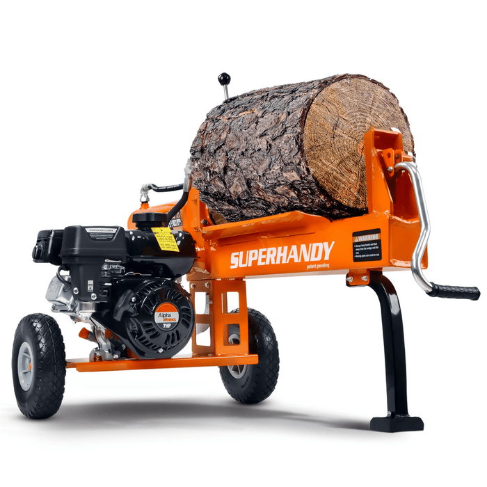 20 Ton Gas Log Splitter - 7HP 209CC, 20" Max Log Length | SuperHandy ...