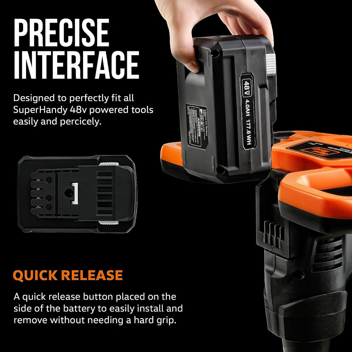 48V 4Ah Lithium Ion Battery - For 48V Battery Systems - SuperHandy