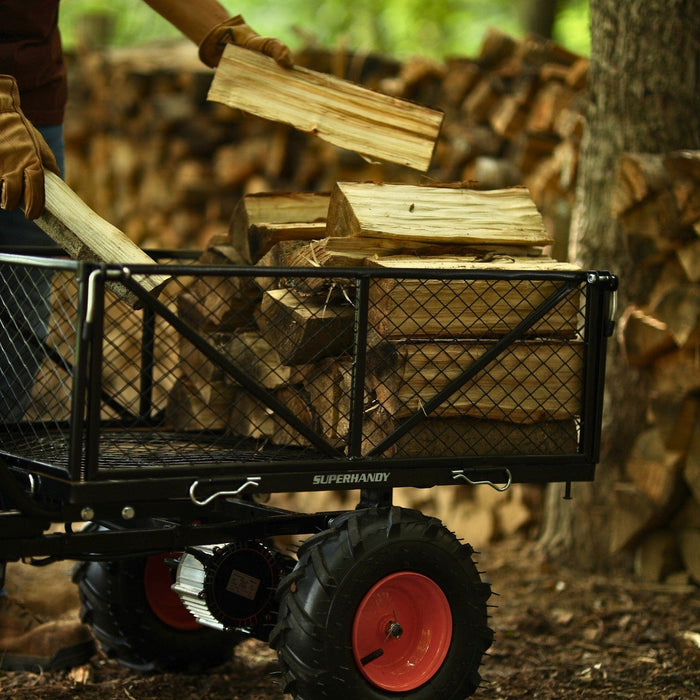 Electric Utility Wagon Pro - 48V 2Ah Battery, 660Lb Max Weight ...