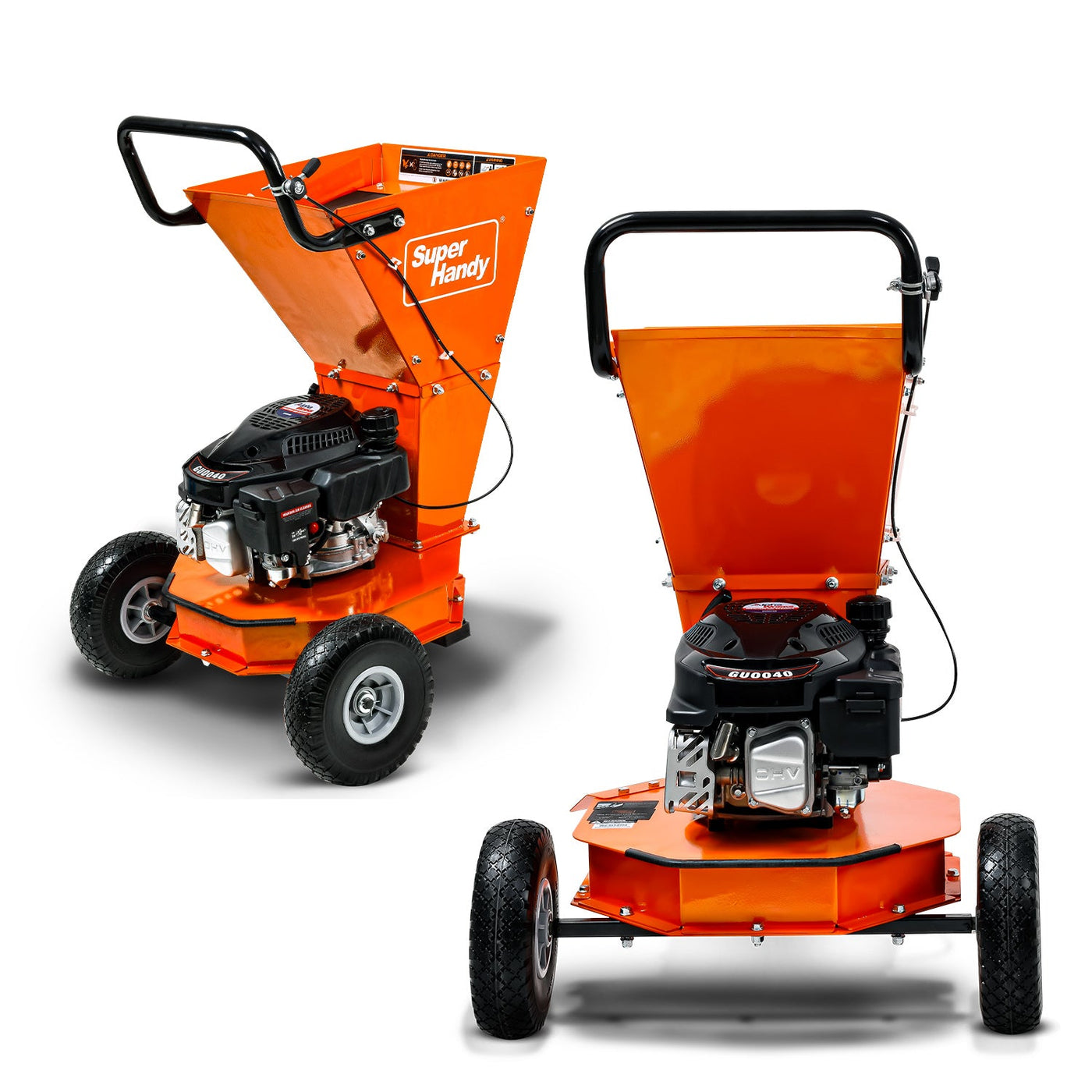 Gas Leaf Mulcher - 3.4HP 145CC, 1" Max Branch Diameter | SuperHandy ...