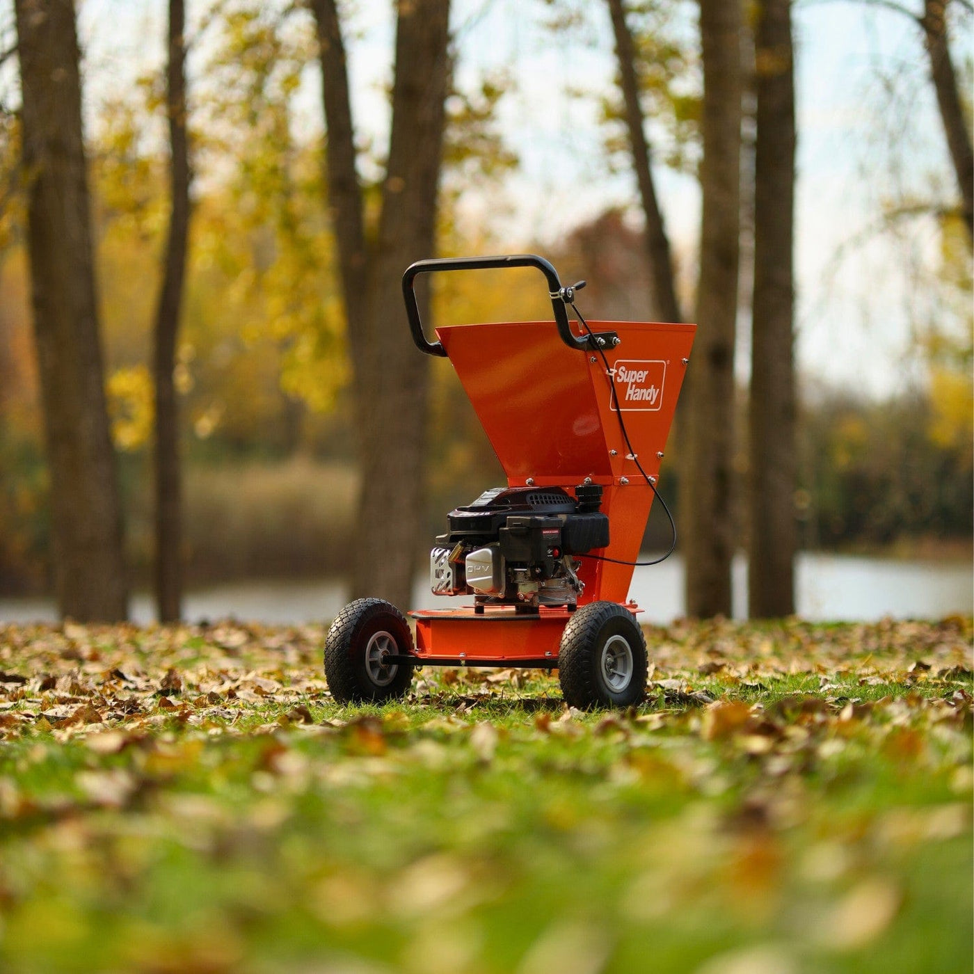 Gas Leaf Mulcher - 3.4HP 145CC, 1" Max Branch Diameter | SuperHandy ...