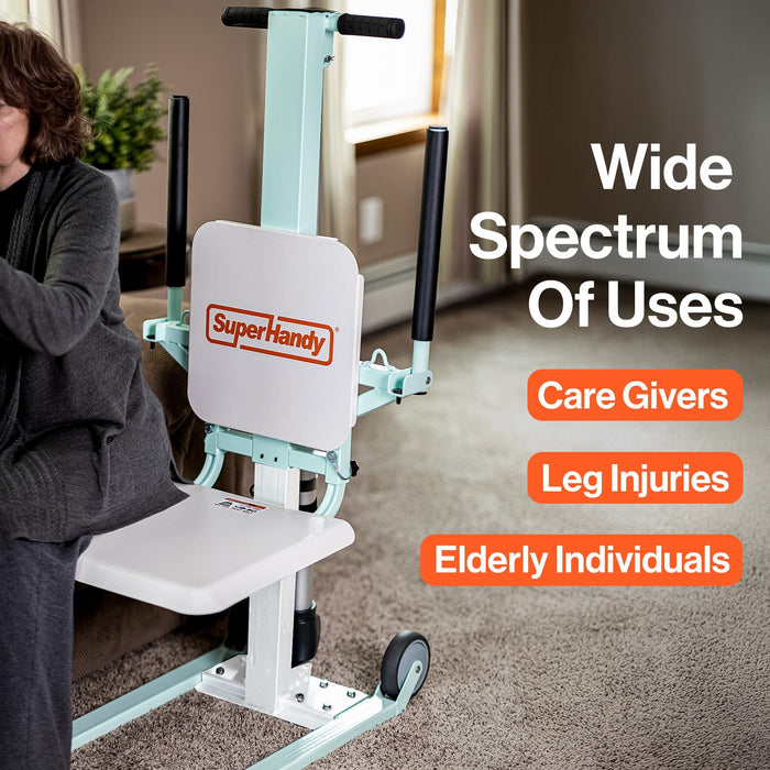 SuperHandy Electric Floor Lift Standing Aid for Seniors & Disabled ...