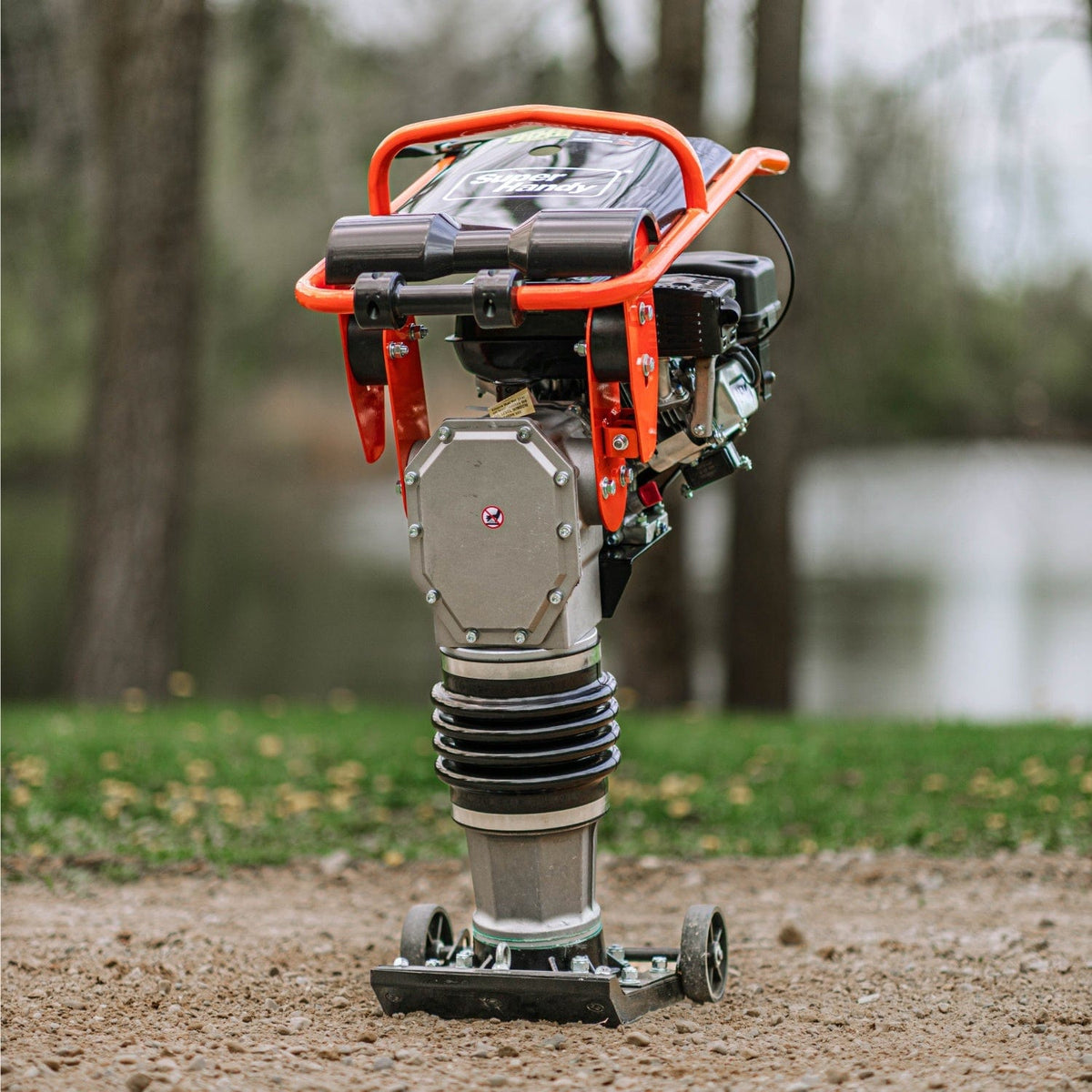 Jumping Jack Tamping Rammer Pro - 7HP 209CC Engine High Impact Soil Co ...