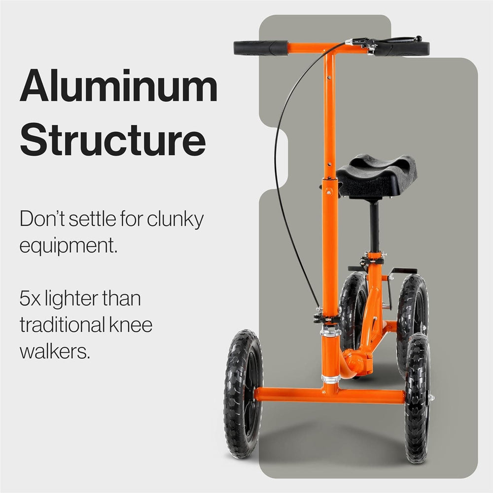 Knee Walker - Height Adjustable, 330Lbs Max Weight | SuperHandy ...