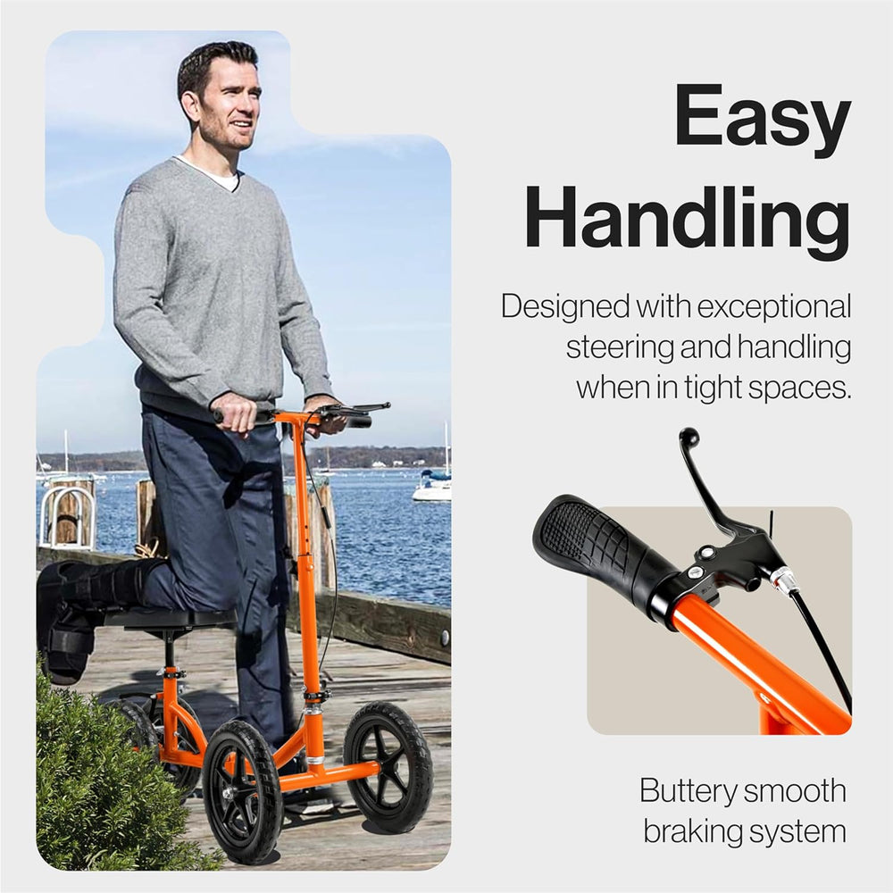 Knee Walker - Height Adjustable, 330Lbs Max Weight | SuperHandy ...