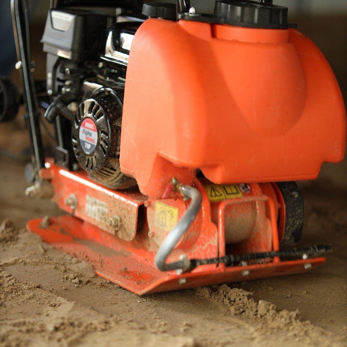 Plate Compactor - 7HP 209CC, 12" Max Tamper Depth, Water Tank ...
