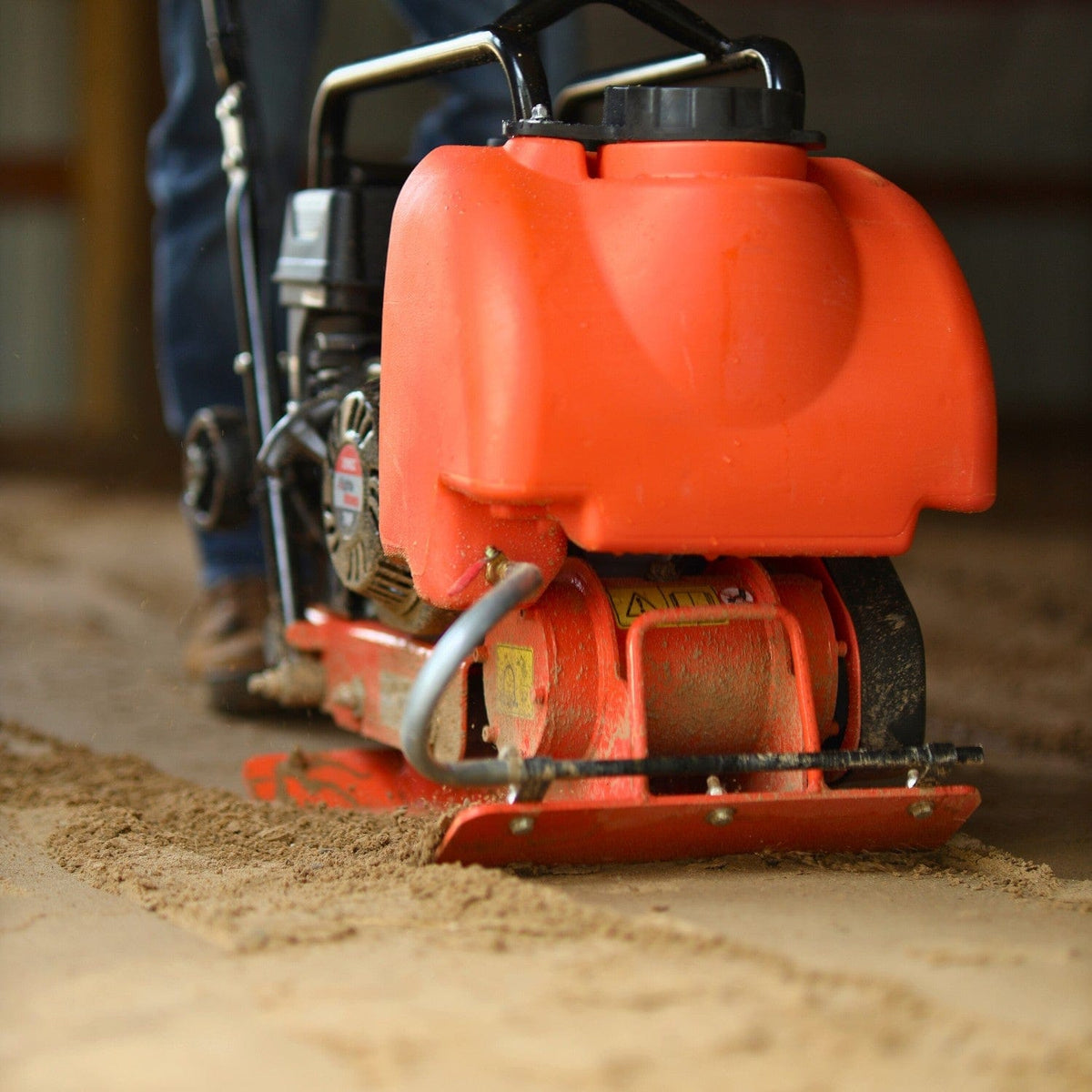 Plate Compactor - 7HP 209CC, 12" Max Tamper Depth, Water Tank ...