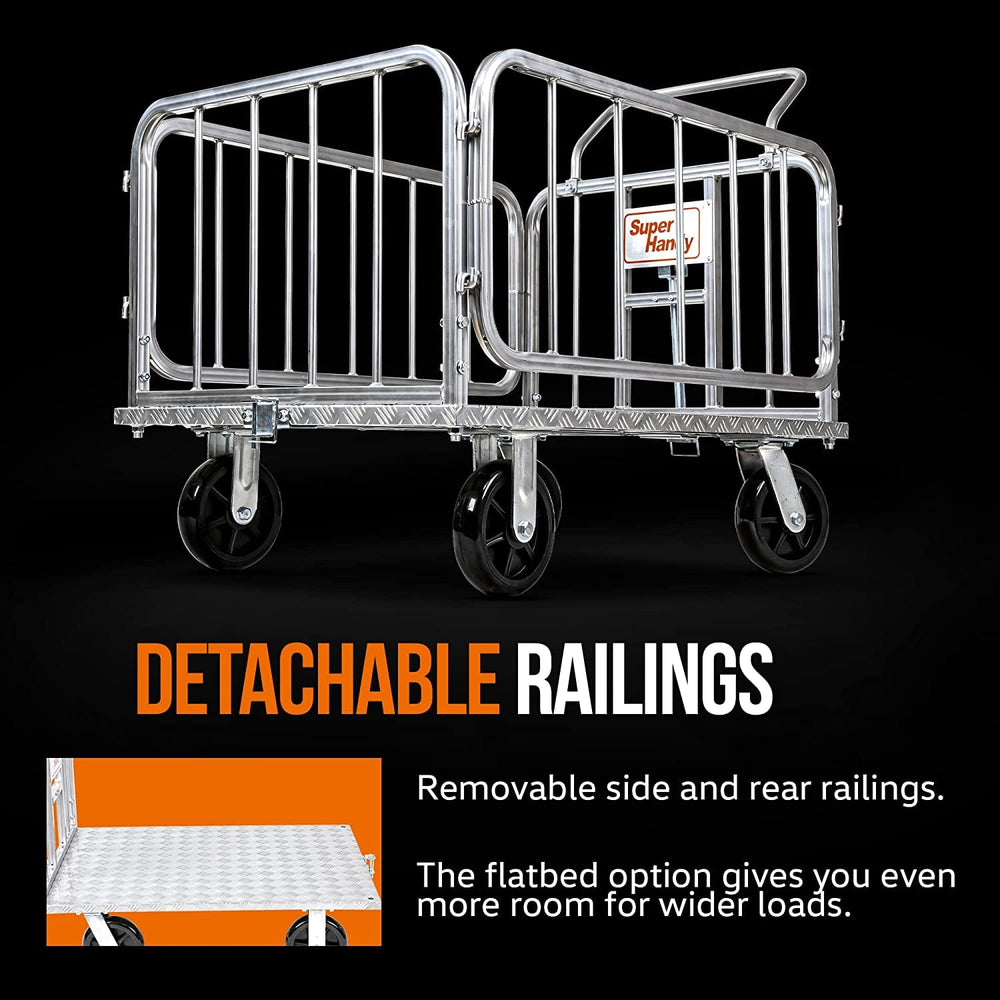 Platform Truck & Trailer - 1200Lb Capacity, Connects Directly to ...